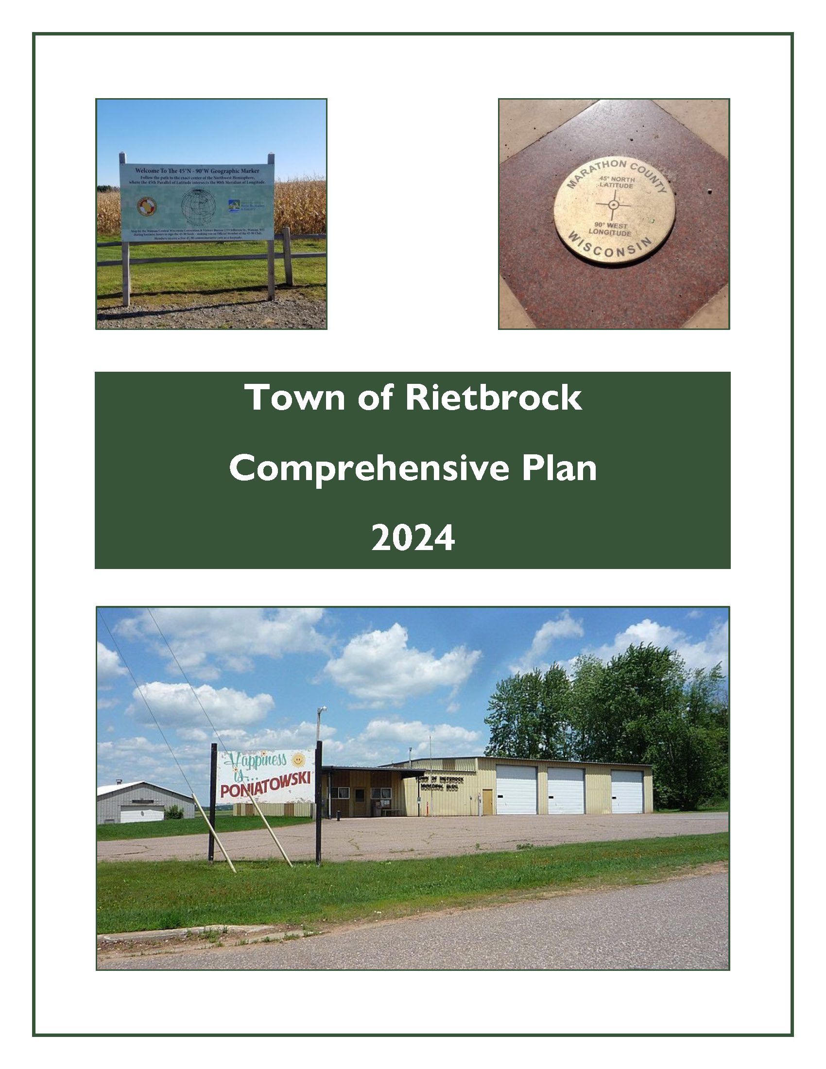Town of Rietbrock Comprehensive Plan 2024 | North Central Wisconsin ...