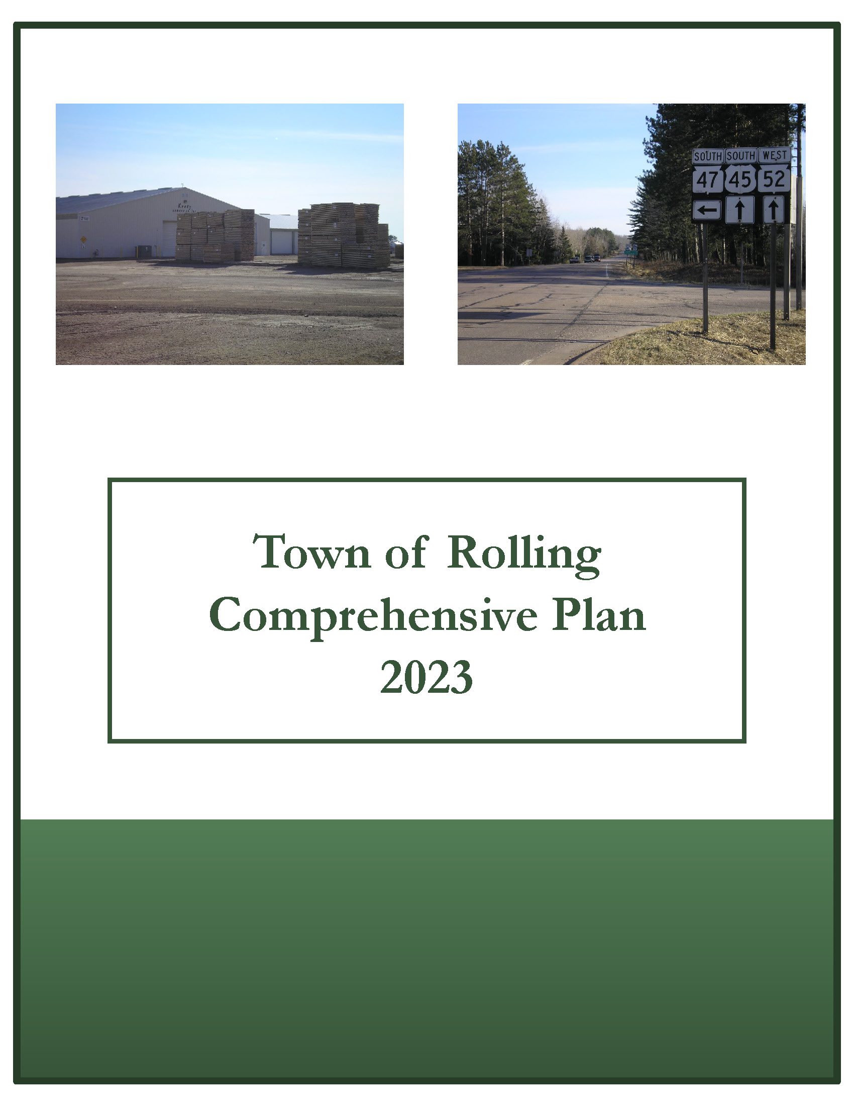 Town of Rolling Comprehensive Plan 2023 | North Central Wisconsin ...