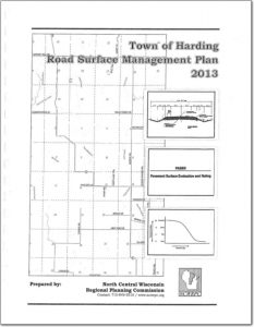 Town of Harding, Road Surface Management Plan 2013 | North Central ...