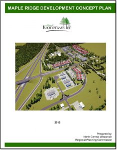Maple Ridge Development Concept Plan | North Central Wisconsin Regional ...